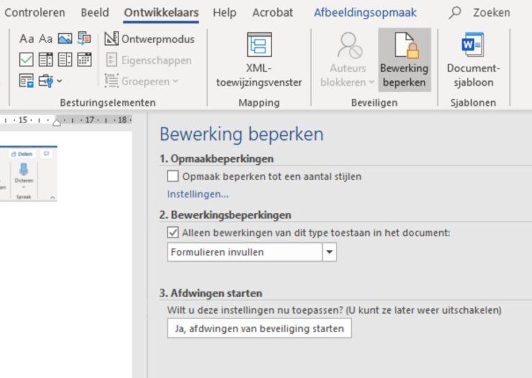 Invoegvelden gebruiken in Word
